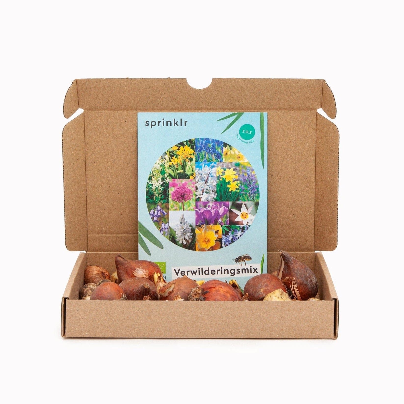 Geef biologische bollen cadeau | Brievenbuscadeau Verwilderingsmix – Sprinklr